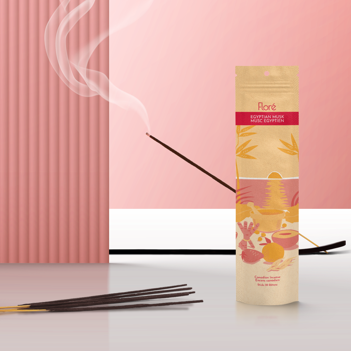 Egyptian Musk Incense Sticks – Floré Canadian Incense