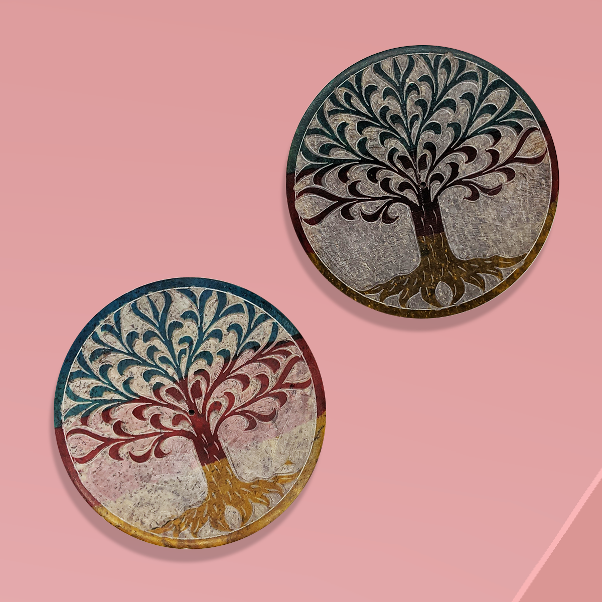 Circular Incense Burners - Tree of Life – Floré Canadian Incense