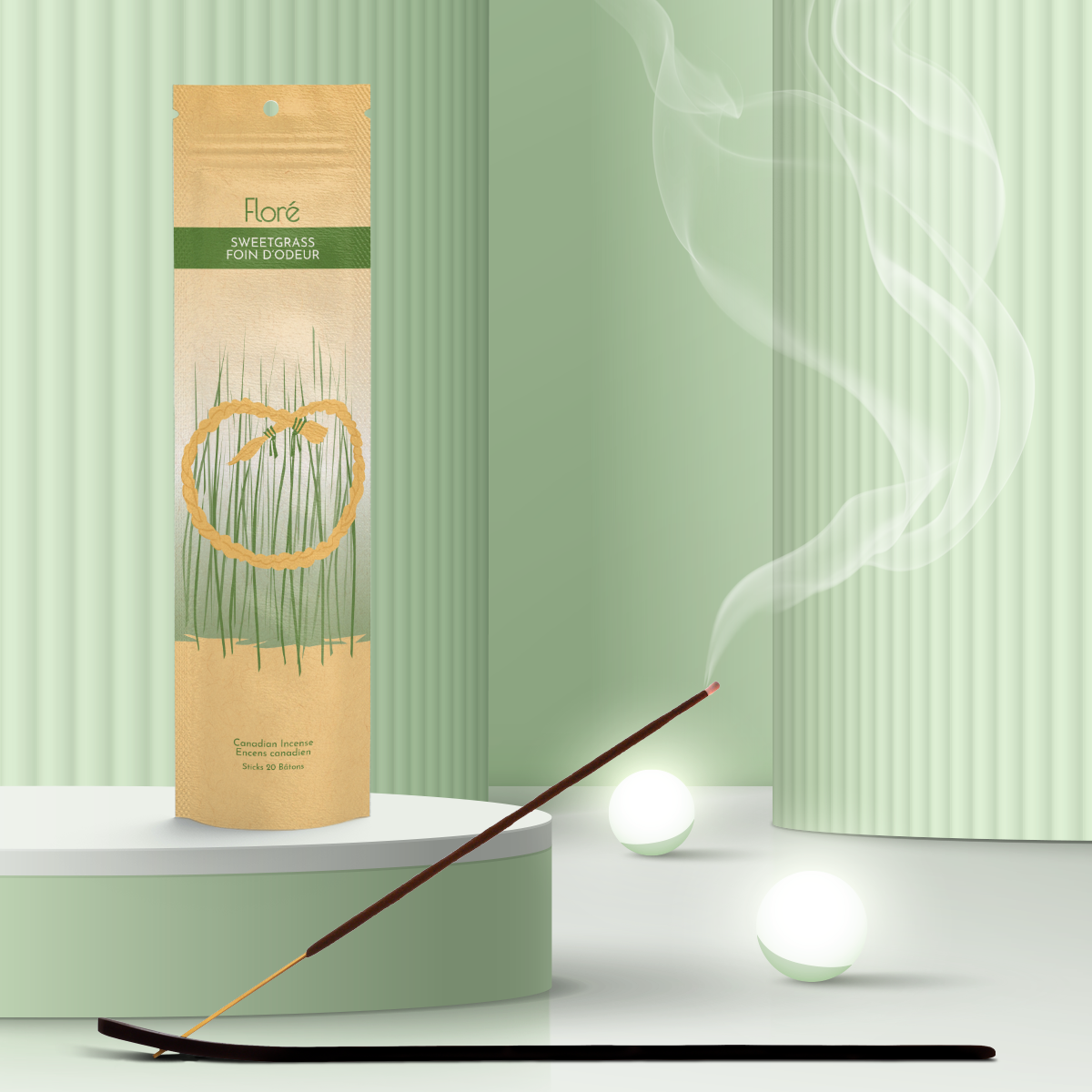 Sweetgrass Incense Sticks – Floré Canadian Incense