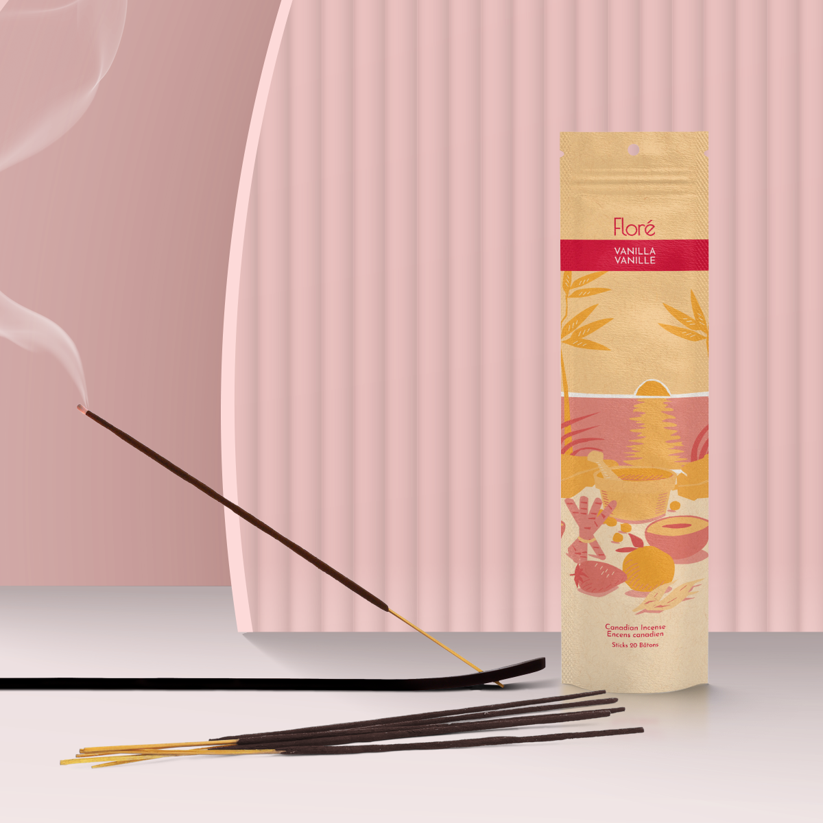 Vanilla Incense Sticks – Floré Canadian Incense